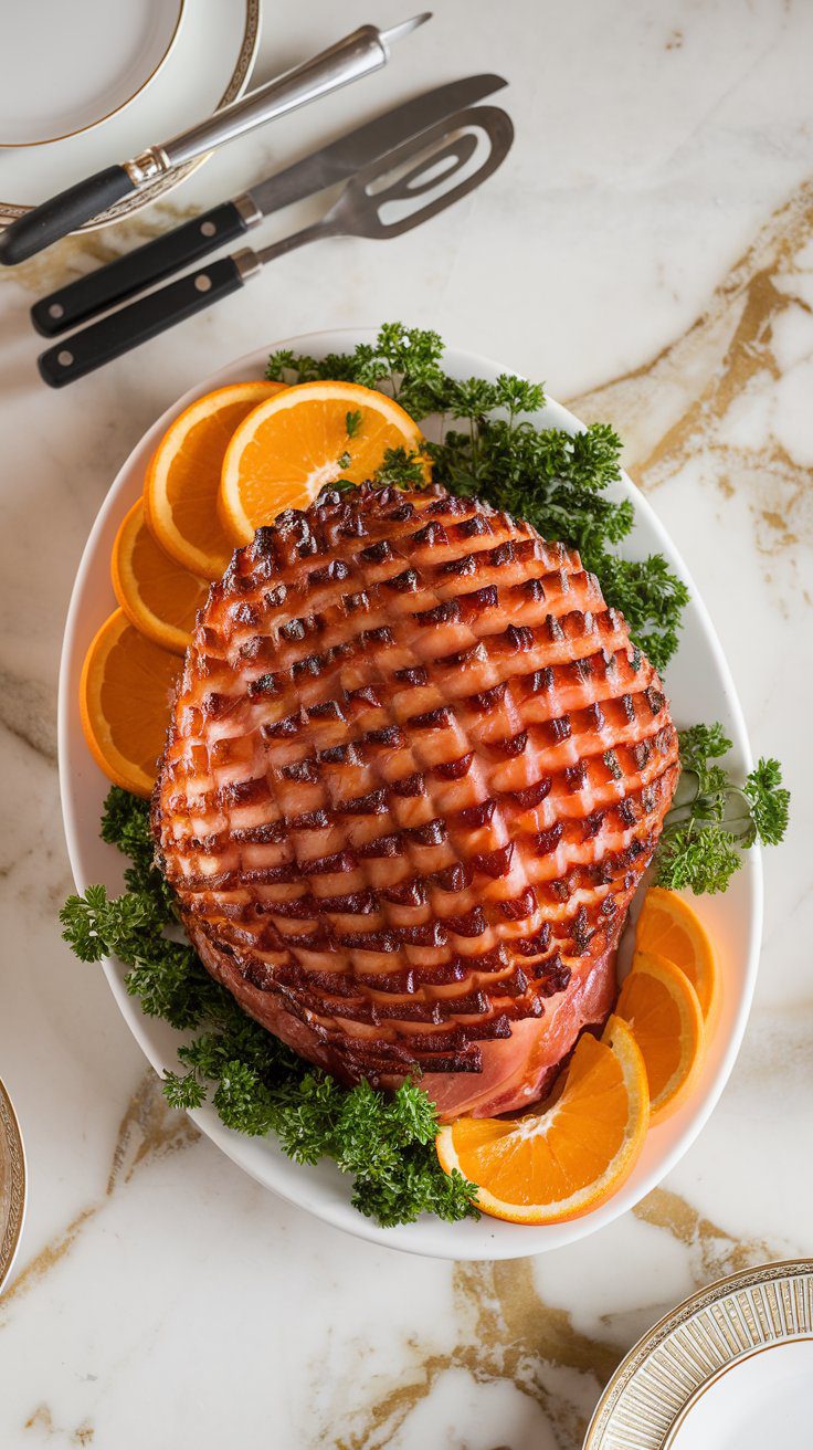 Copycat Honey Baked Ham in the Slow Cooker