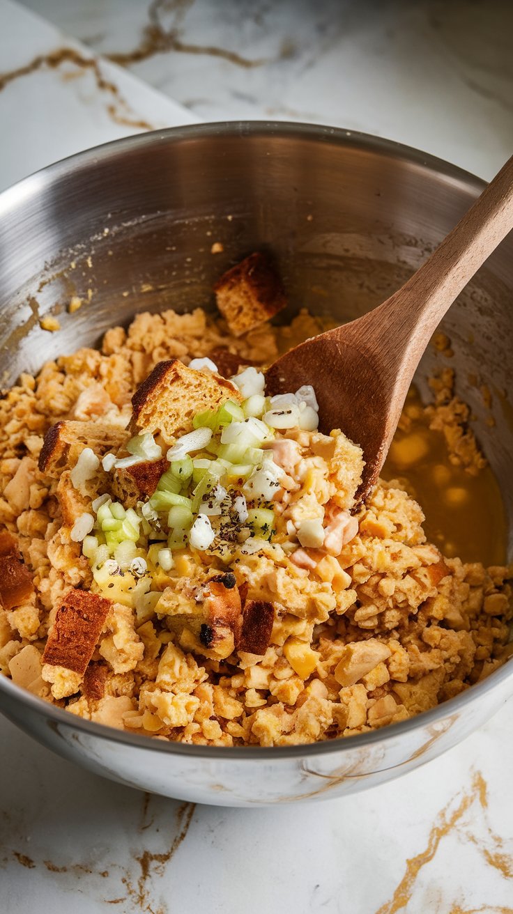 Slow Cooker Cornbread Dressing