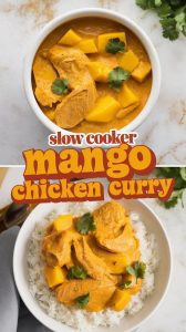 Slow Cooker Mango Chicken Curry