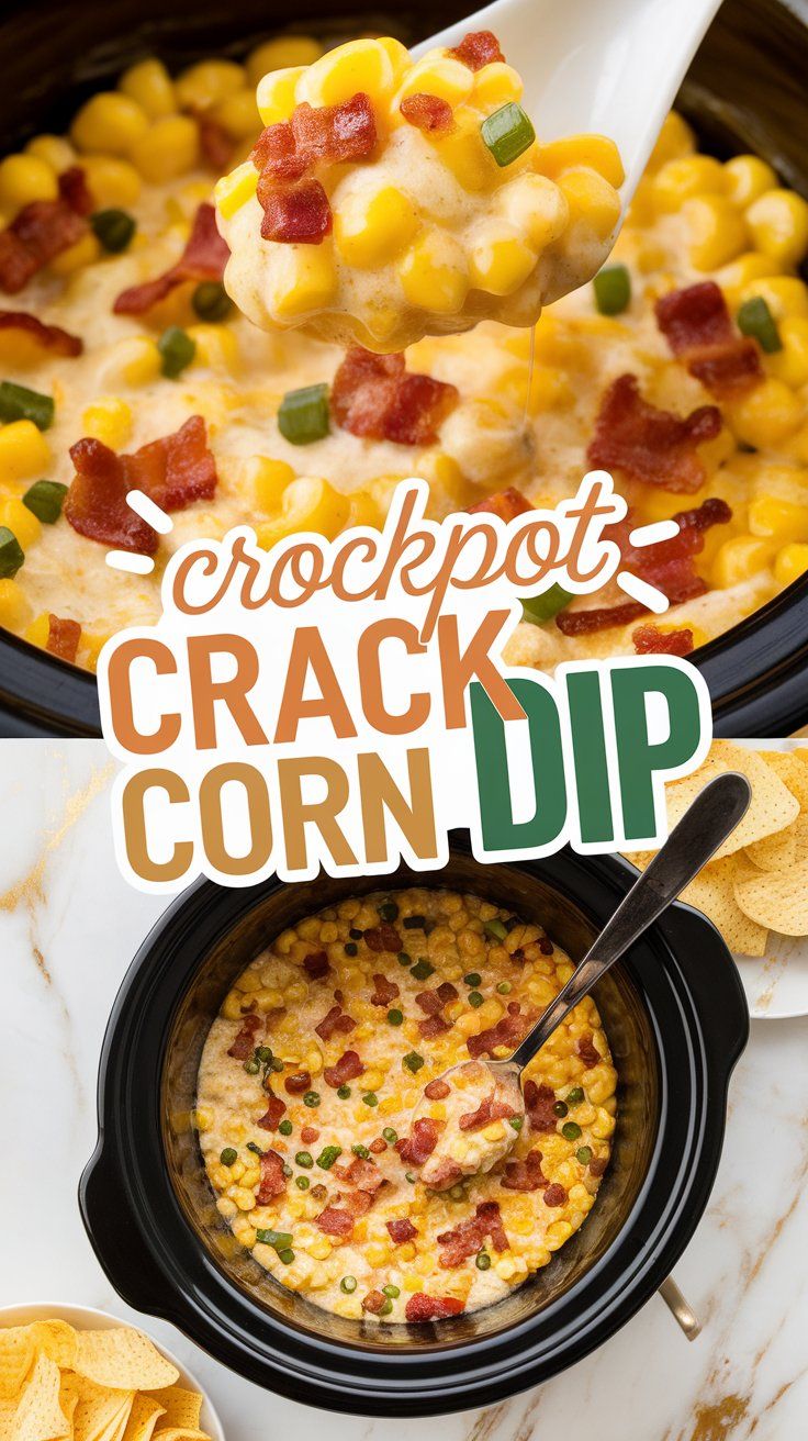 Crockpot Crack Corn Dip