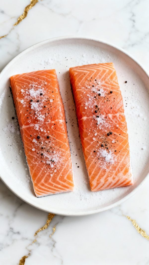 Salmon with Lemon Butter Sauce
