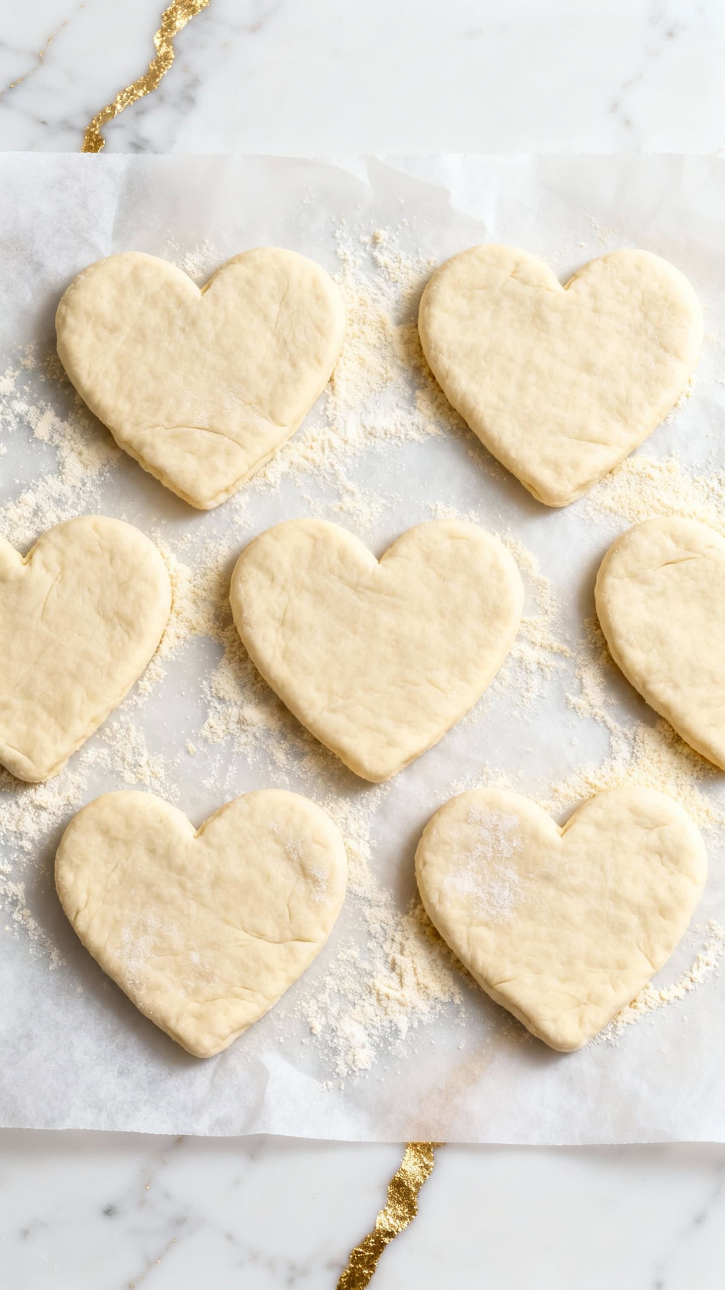Mini Heart Shaped Pizzas