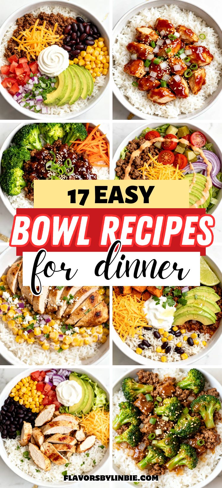 17+ Bowl Recipes for Dinner That Are Easy, Filling, and Full of Flavor